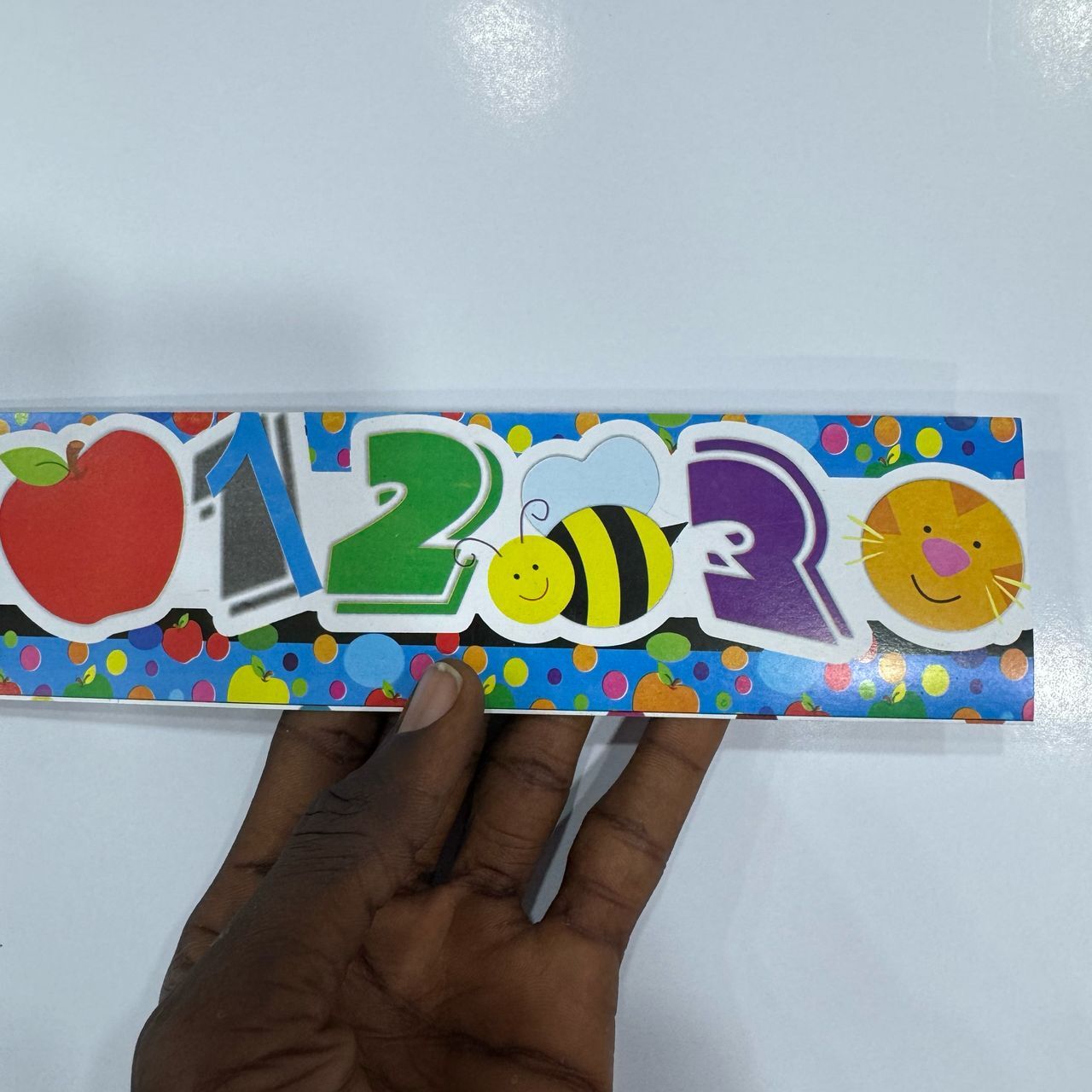 “Colorful counting theme ” – Classroom Paper Border - ebencuts