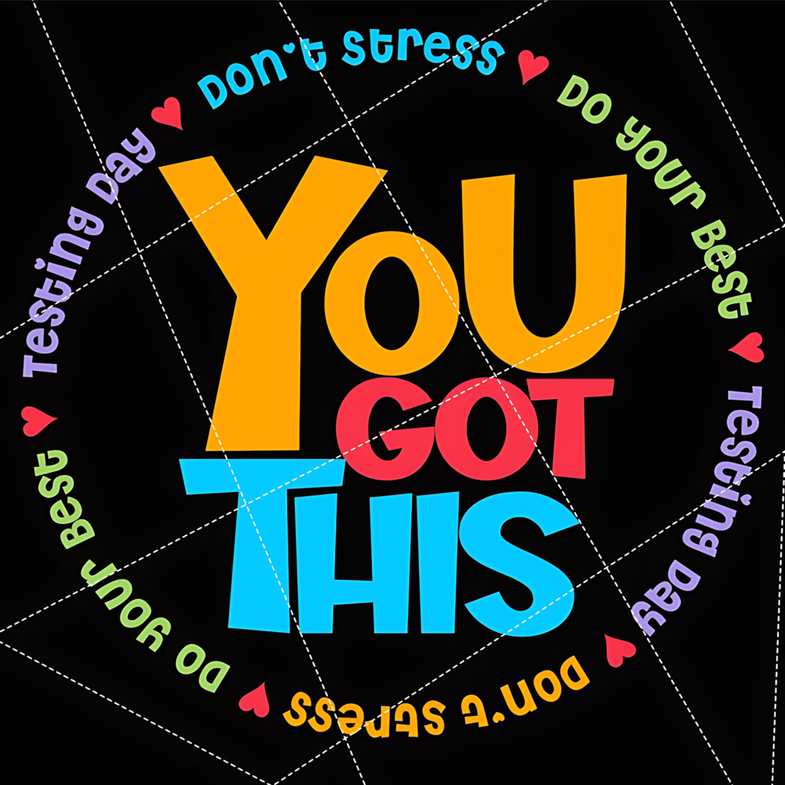 “You got this” – Motivation Circle Sticker - ebencuts